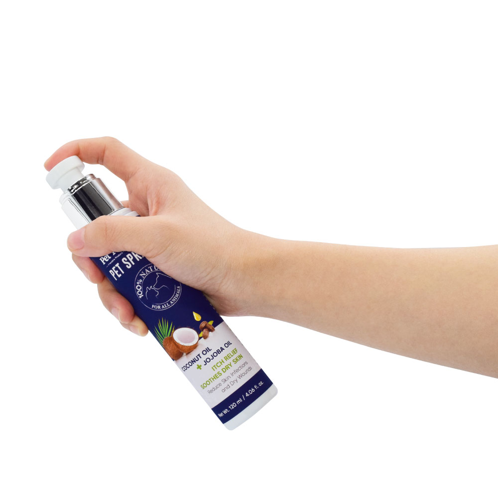 Pet Protect Spray 120 ml. สเปรย์สมุนไพร 100% รักษาบาดแผล ขี้เรื้อน ...