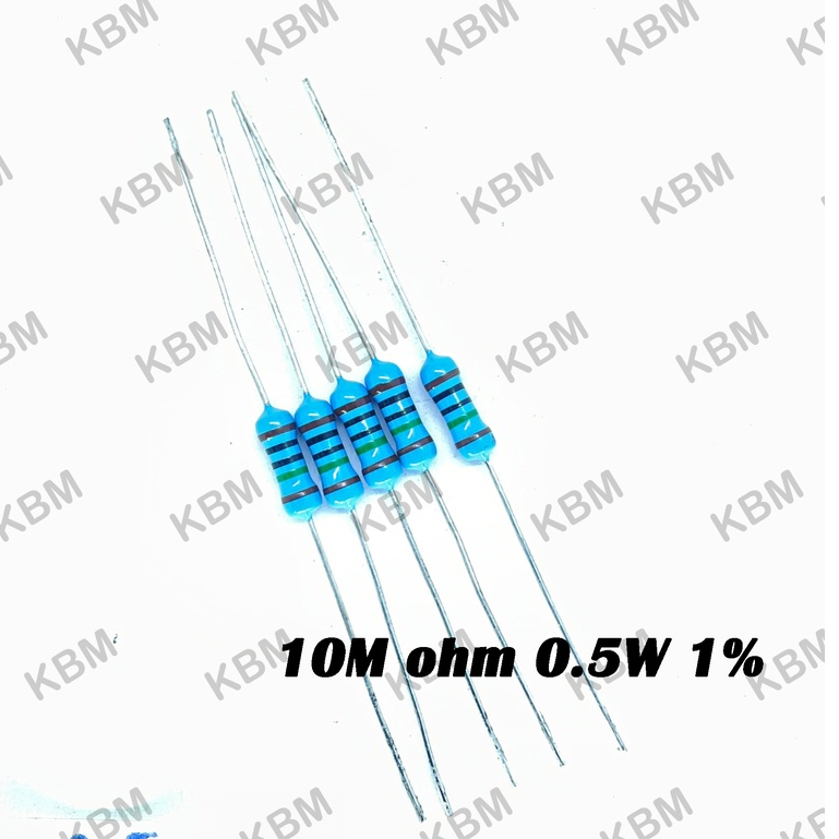 Resistor ตัวต้านทาน 10M ohm 0.5W 15M ohm 0.25W 22M ohm 0.25W | Lazada.co.th