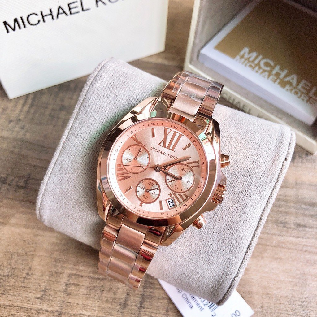 Michael Kors Ladies Bradshaw Mini Chronograph นาฬิกาข้อมือผู้หญิง รุ่น ...