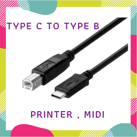 สายแปลงหัว Typo C ออก Type B , Midi , Printer | Lazada.co.th