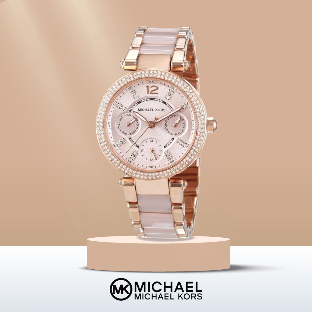 MK6110 33mm ของแท้100 นาฬิกาแบรนด์เนม นาฬิกาผู้หญิง สินค้าพร้อมจัดส่ง ...