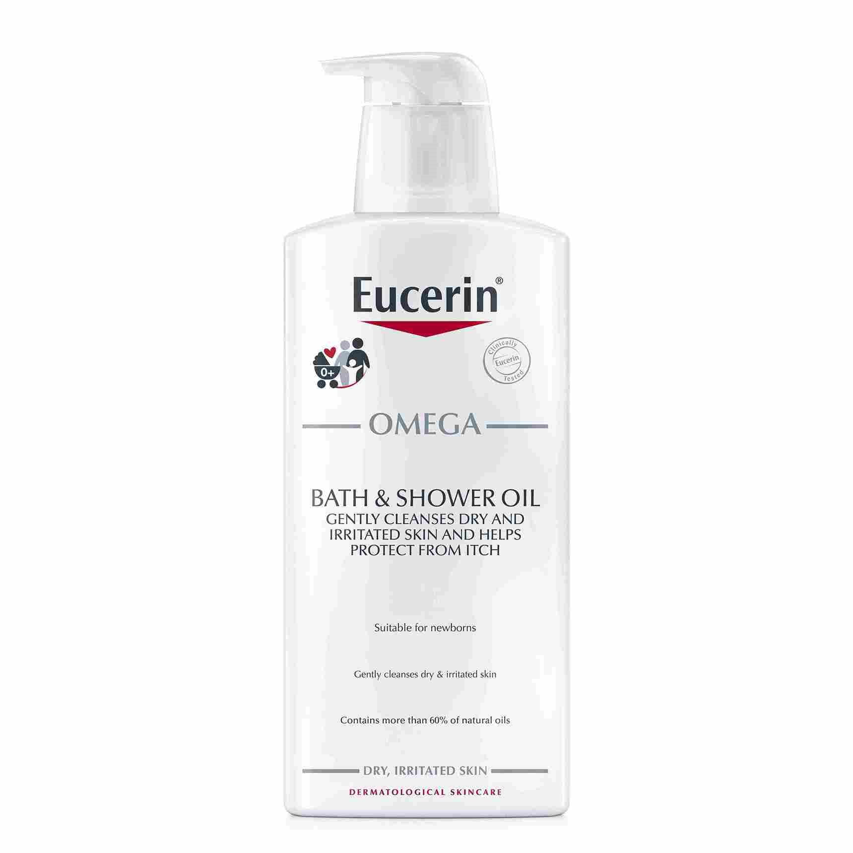 Eucerin OMEGA Bath and Shower Oil | Body Wash 400ml. ยูเซอรีน โอเมก้า ...