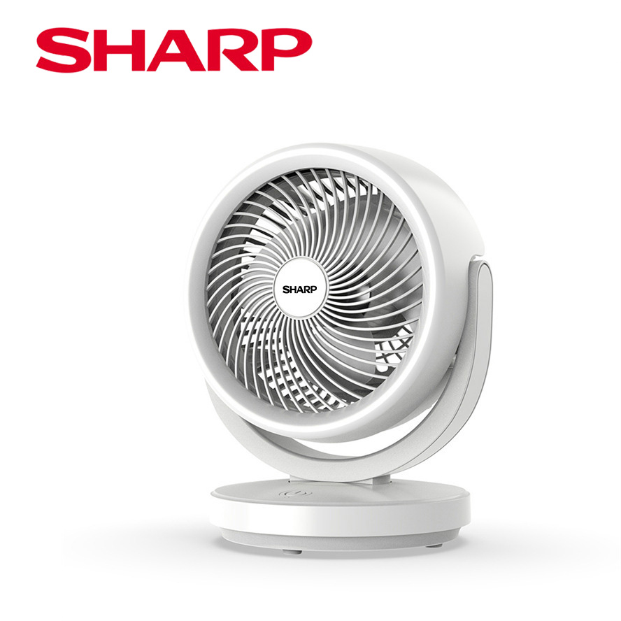 SHARP พัดลมตั้งโต๊ะ พัดลมพกพาไฟฟ้าขนาดเล็ก พัดลมตั้งโต๊ะแบบชาร์จ USB ...