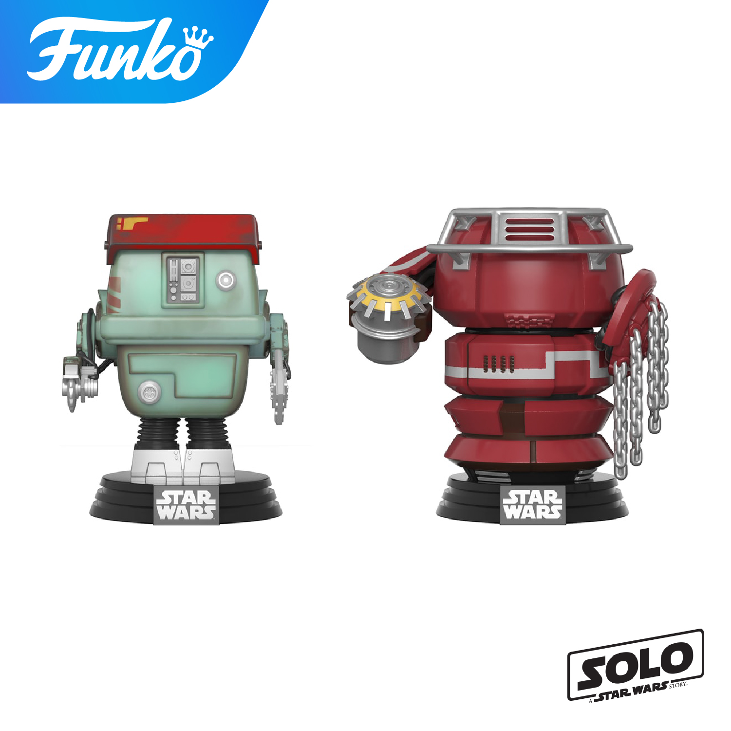 Funko Pop! Star Wars : Han Solo - Fighting Droids (2pack) Exclusive ...
