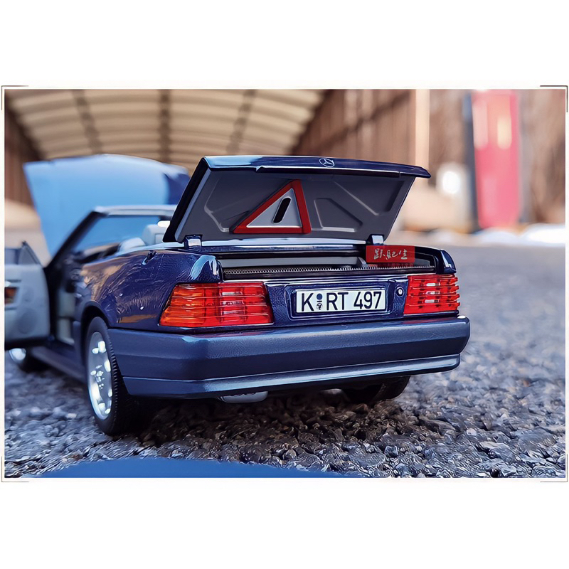 โมเดลรถเหล็ก Mercedes Benz 1989 R129 SL500 (เปิดประทุน คลาสสิก) จำนวน ...