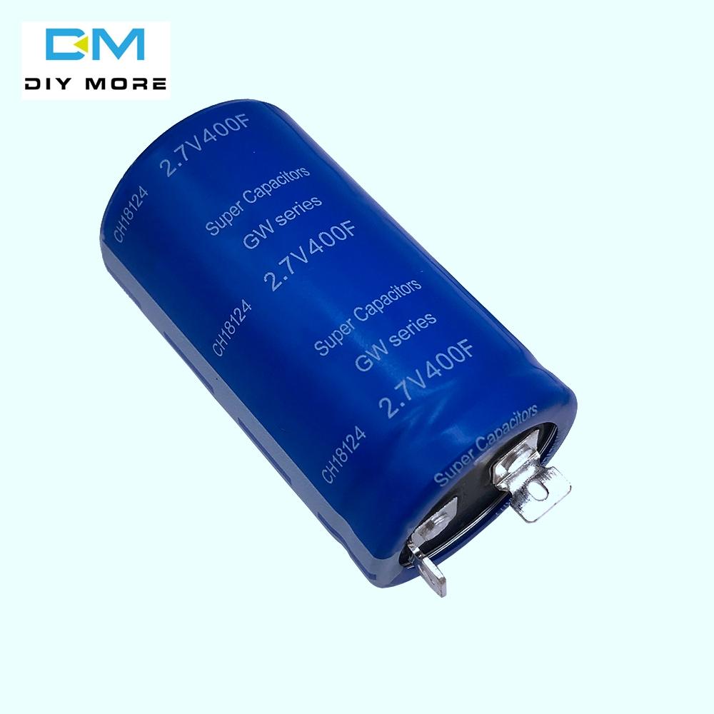 Original KKmol Super Farad Capacitor 2.7V 400F 35*62mm Vehicle Rectifier High Frequency Low ESR ...