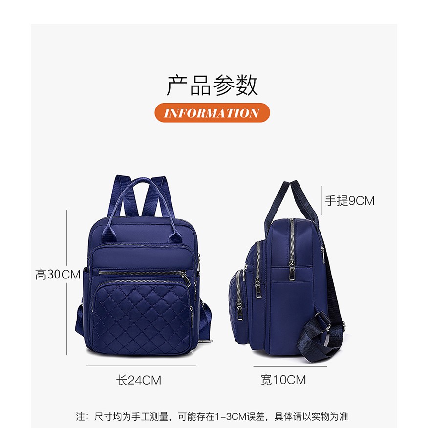 beg perempuan beg galas beg tangan Multifungsi handbags ransel Nylon ...