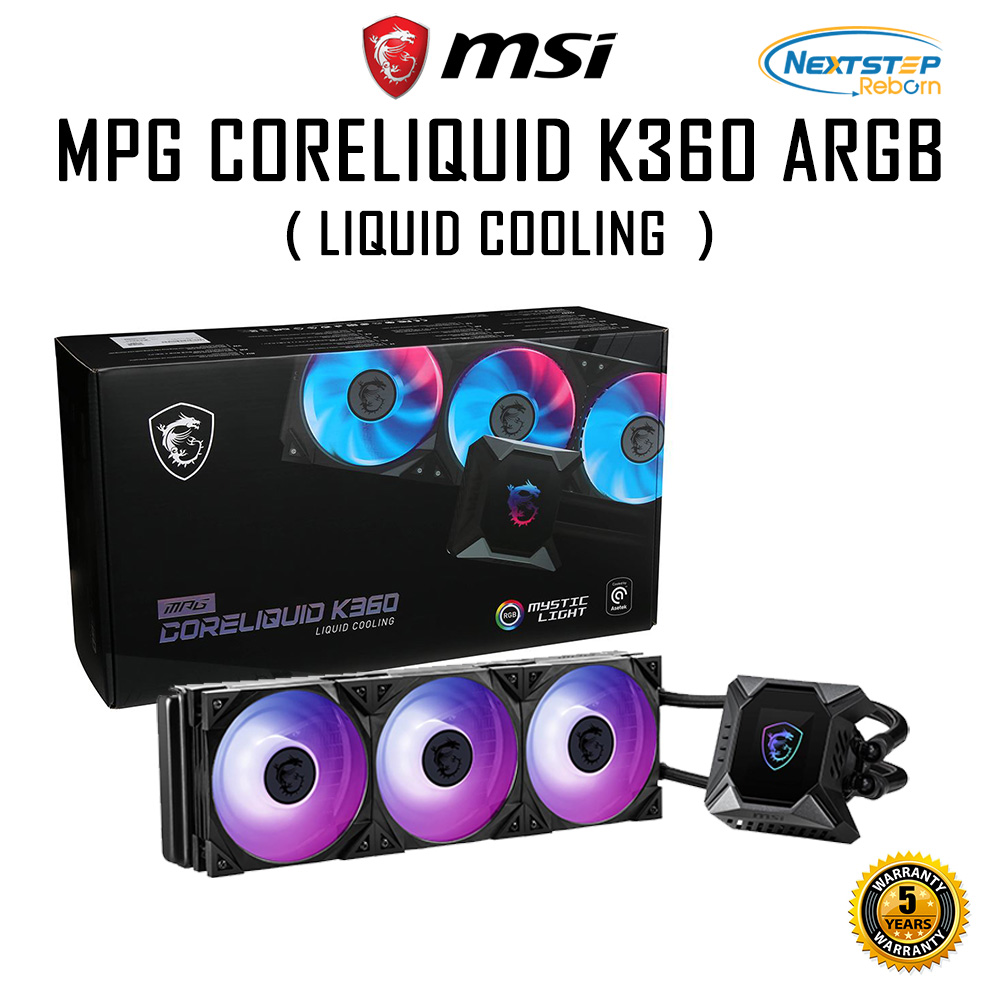 MSI Liquid Cooling MPG CORELIQUID K360 - NextstepComputer - ThaiPick