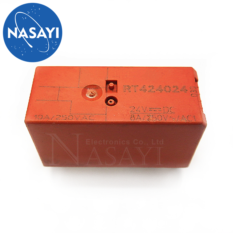 RT424024 二开二闭通用RTE24024 24VDC 8A 继电器 | Lazada.co.th