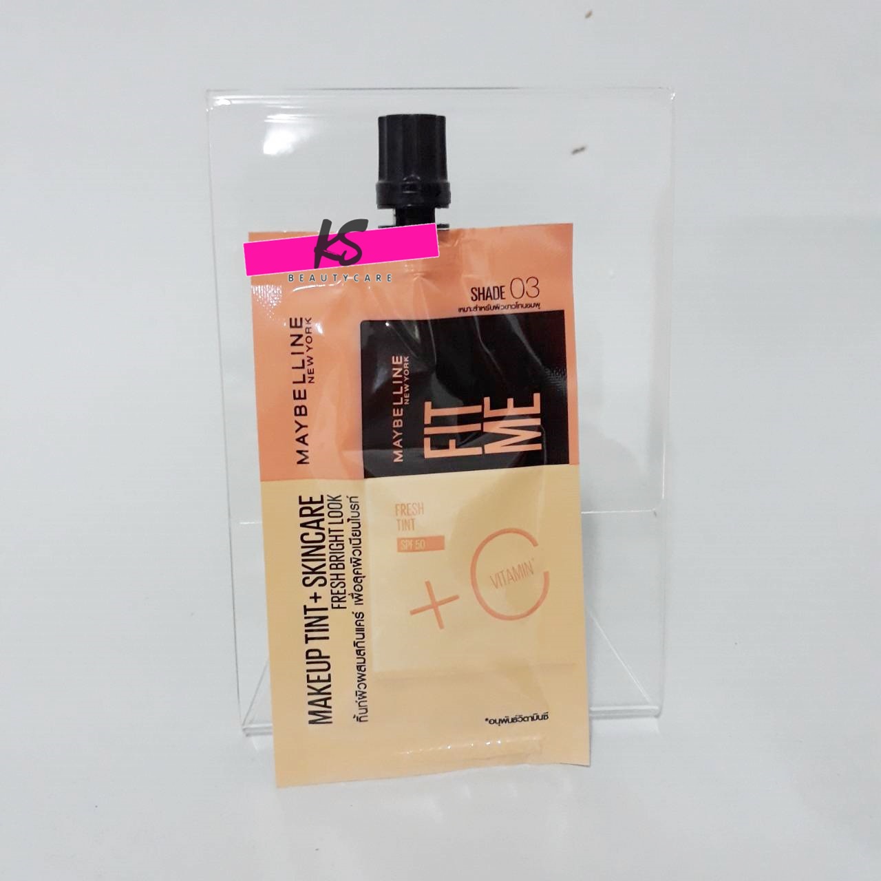 (1ซอง) MAYBELLINE Fit me Fresh Tint ฟิต มี เฟรช ทิ้นท์ 5มล. รองพื้น ...