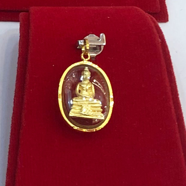 SING GOLD จี้หลวงพ่อโสธร เลี่ยมกรอบทองแท้ กรอบทอง90 พร้อมใบรับประกัน ...