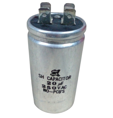 คาปาซิเตอร์ คอนเดนเซอร์ แบบขันน๊อต SK SH-CAP ขนาด 8UF 250v ถึง 20UF ...