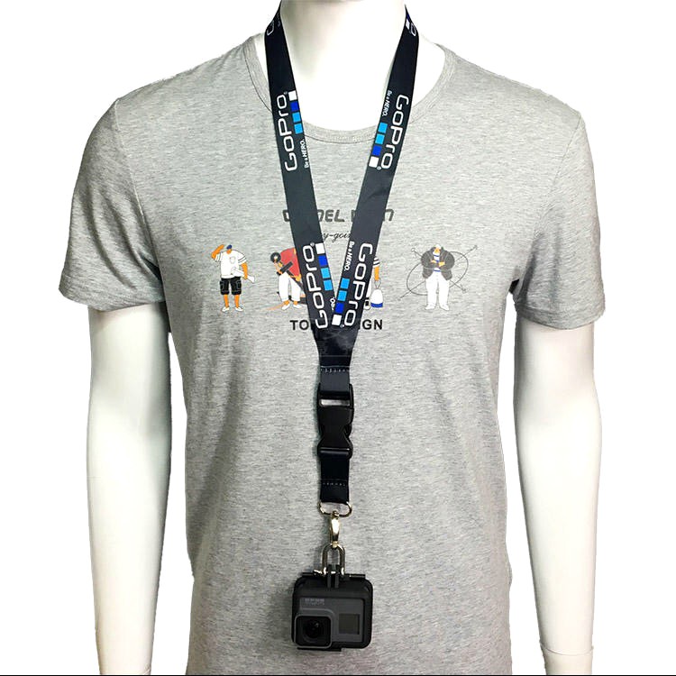 dp อุปกรณ์กล้อง GoPro สายคล้องคอ พร้อมตัว U สแตนเลส - Neck Strap With ...