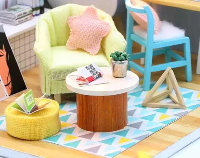 [พร้อมส่ง] บ้านตุ๊กตาdiy Ding Dong nest มีฝาครอบกันฝุ่น - boatPRE-ORDER ...