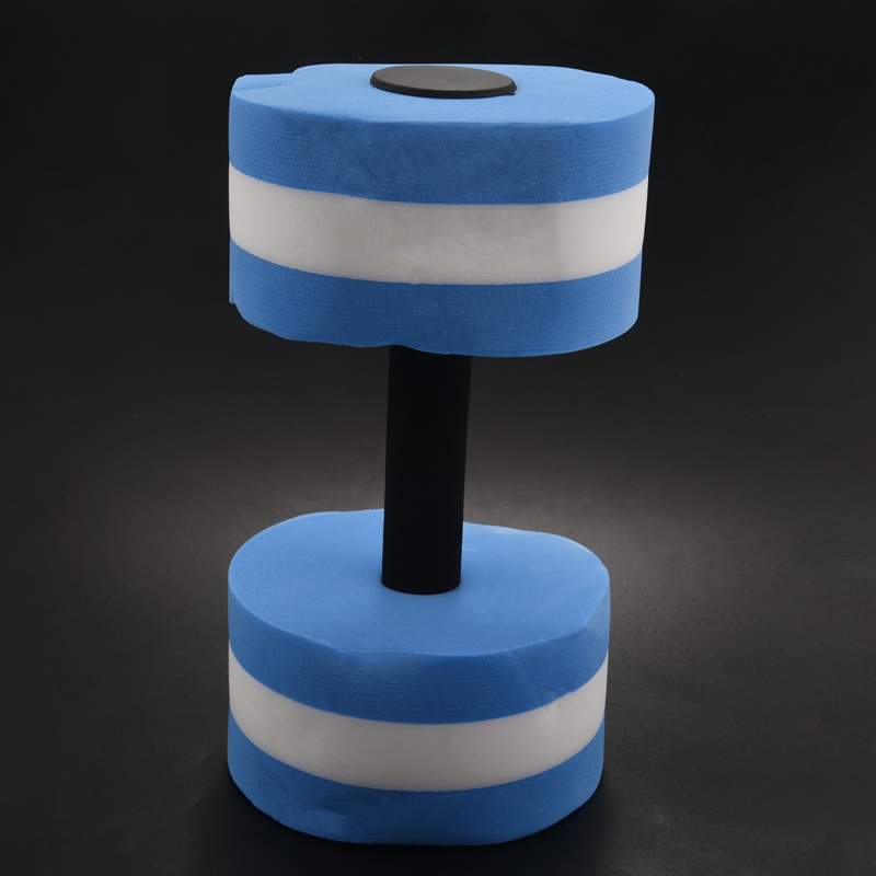 1Pc Outdoor Pool Toys Eva Foam Floating Dumbbells Summer Water Dumbbell ...
