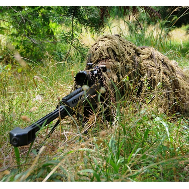 【ส่งจากกรุงเทพฯ 】Sniper Ghillie Suit Kit Woodland Tactical Jungle ...