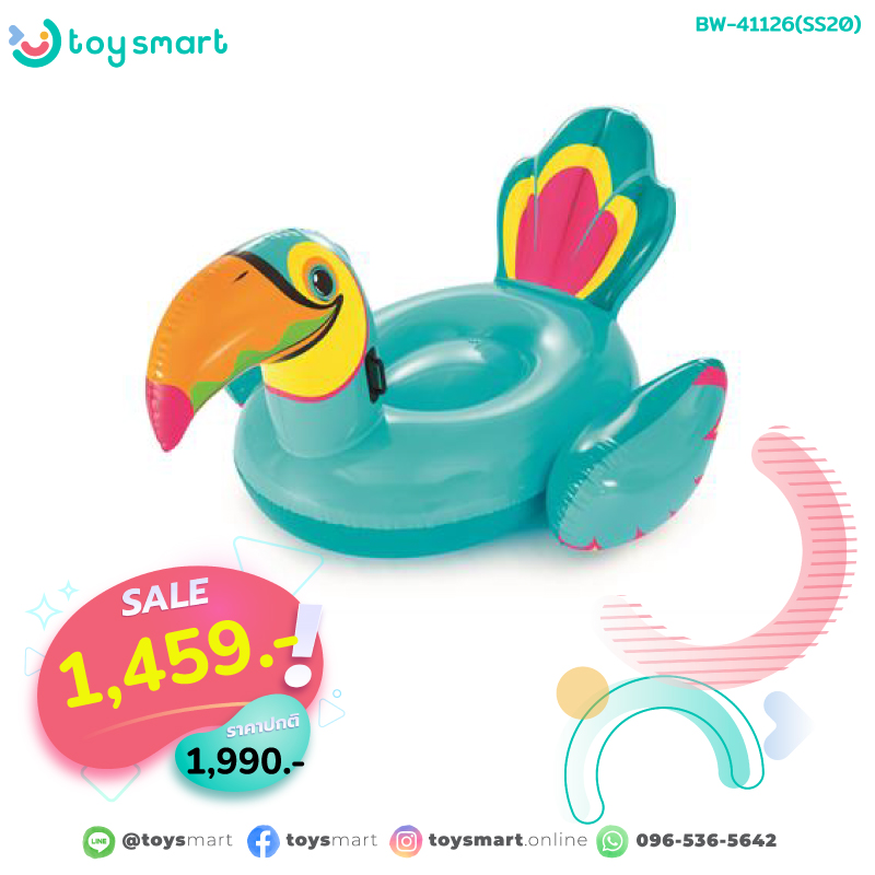ToySmart Bestway 43550 แพเป่าลม ขนาด 1.98m x 74cm Comfort Plush Floating Mat แพยาง - Toy Smart ...