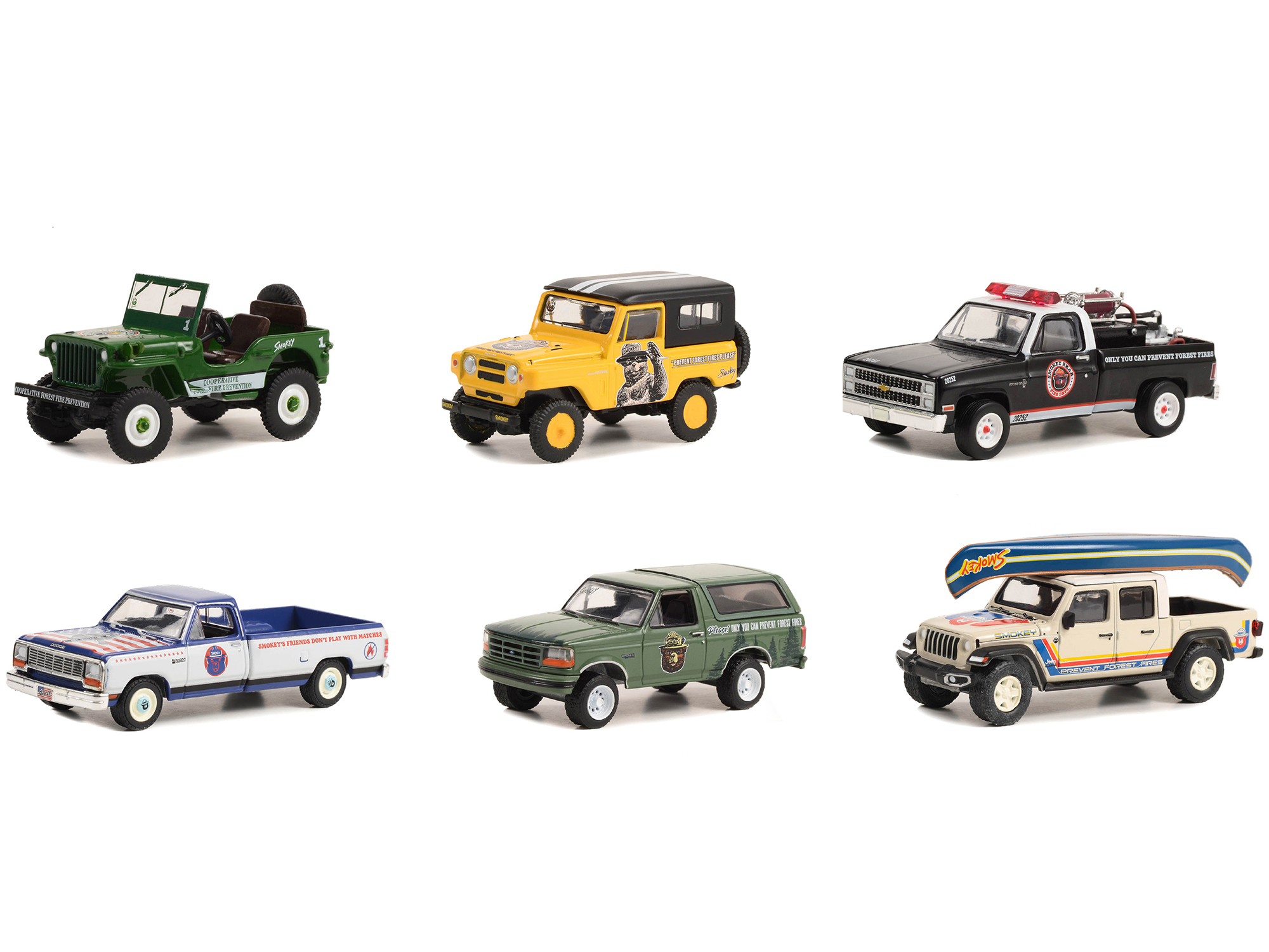 Greenlight 164 Smokey Bear Series 2 - 1996 Ford Bronco 38040-E - G2K ...