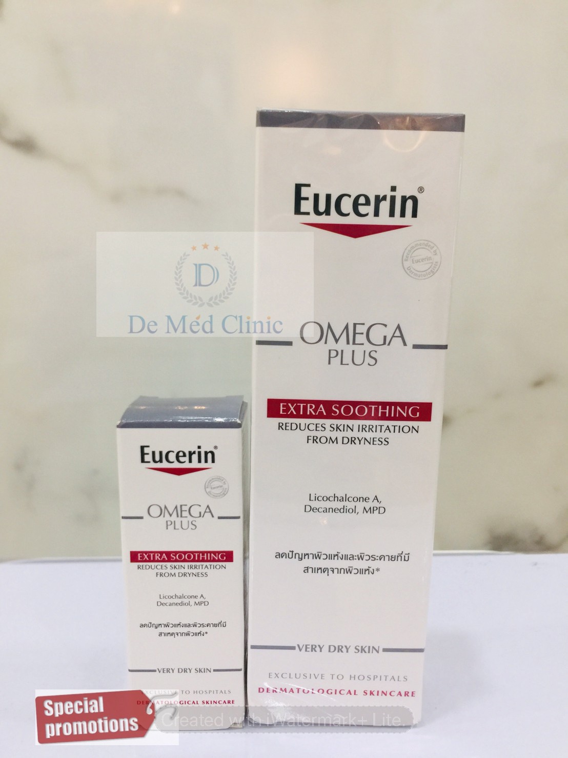 Eucerin Instant Calming Daily Moisturizer 50ml พิเศษแถม Eucerin OMEGA ...