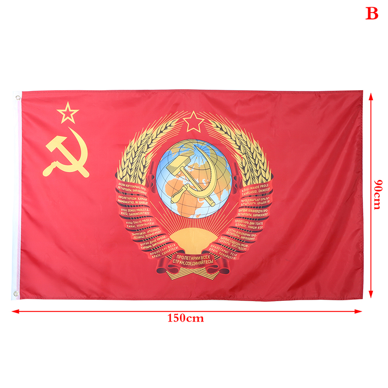 weiyuyongpin Soviet Union CCCP USSR Russia Flag 90*150cm/60*90cm ...
