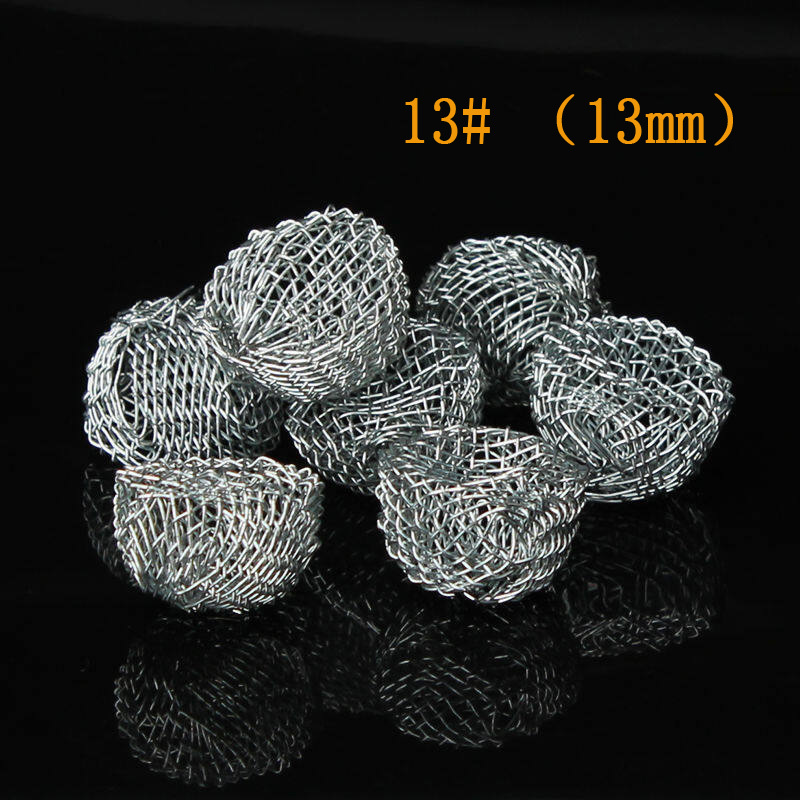 Novice pipe piece net metal ball net pipe combustion supporting net cut ...