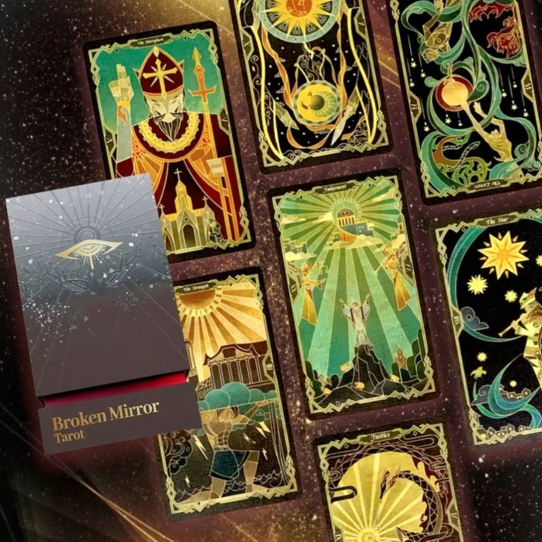 Broken Mirror Tarot Limited Edition ไพ่ยิปซีแท้ชุดลิมิเต็ด ไพ่ยิปซี ไพ่ ...