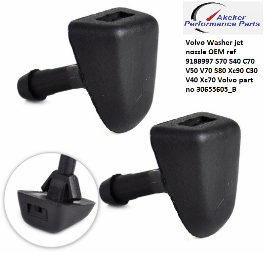 Volvo Washer jet nozzle OEM ref 9188997 S70 S40 C70 V50 V70 S80 Xc90 ...