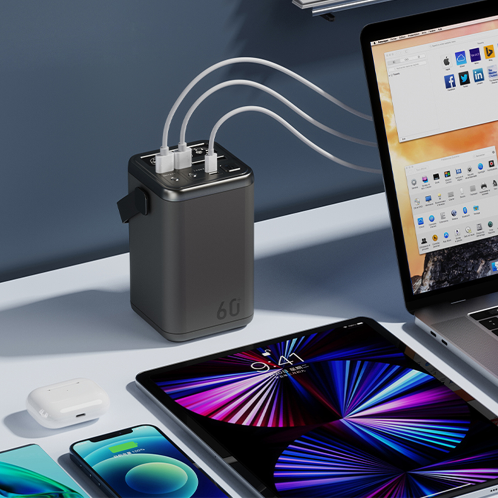 100 AUTHEBuy 1 Get Free GiftPower Bank 60000mAh Quick Charge Large ...