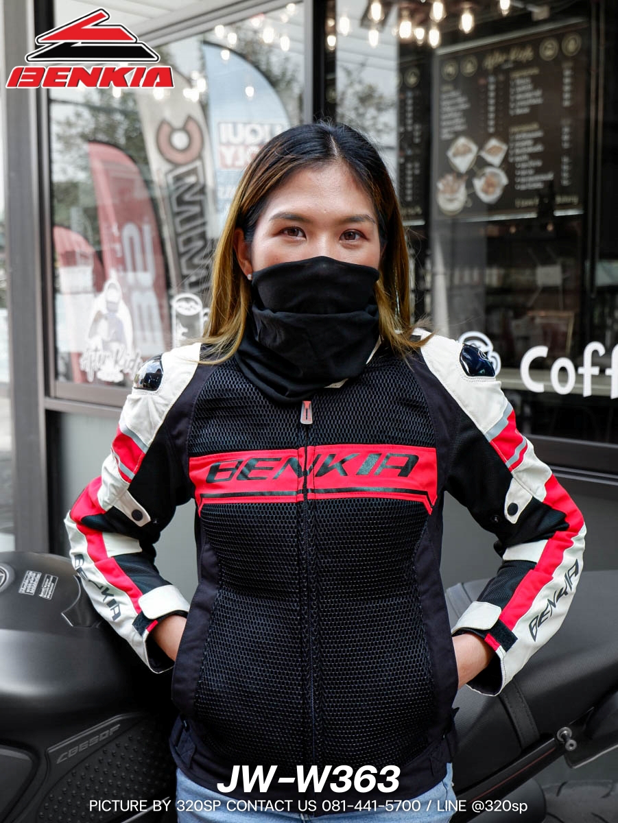 เสื้อการ์ดสำหรับขับขี่มอเตอร์ไซค์ ผู้หญิง Benkia JW-W363 2 สี ส่งไว!!! | Lazada.co.th