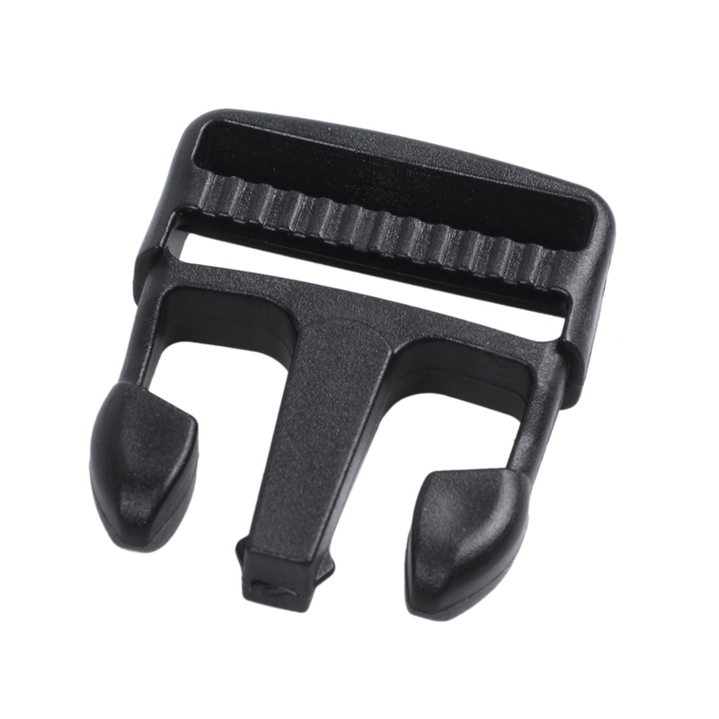 10x Hard Plastic Strap Band Belt Side Release Buckle 3cm Width Black ...