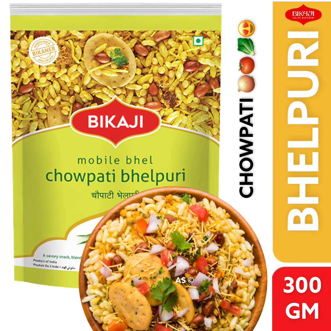 Bikaji Chowpati Bhelpuri 300g ขนมทานเล่นอินเดีย. | Lazada.co.th