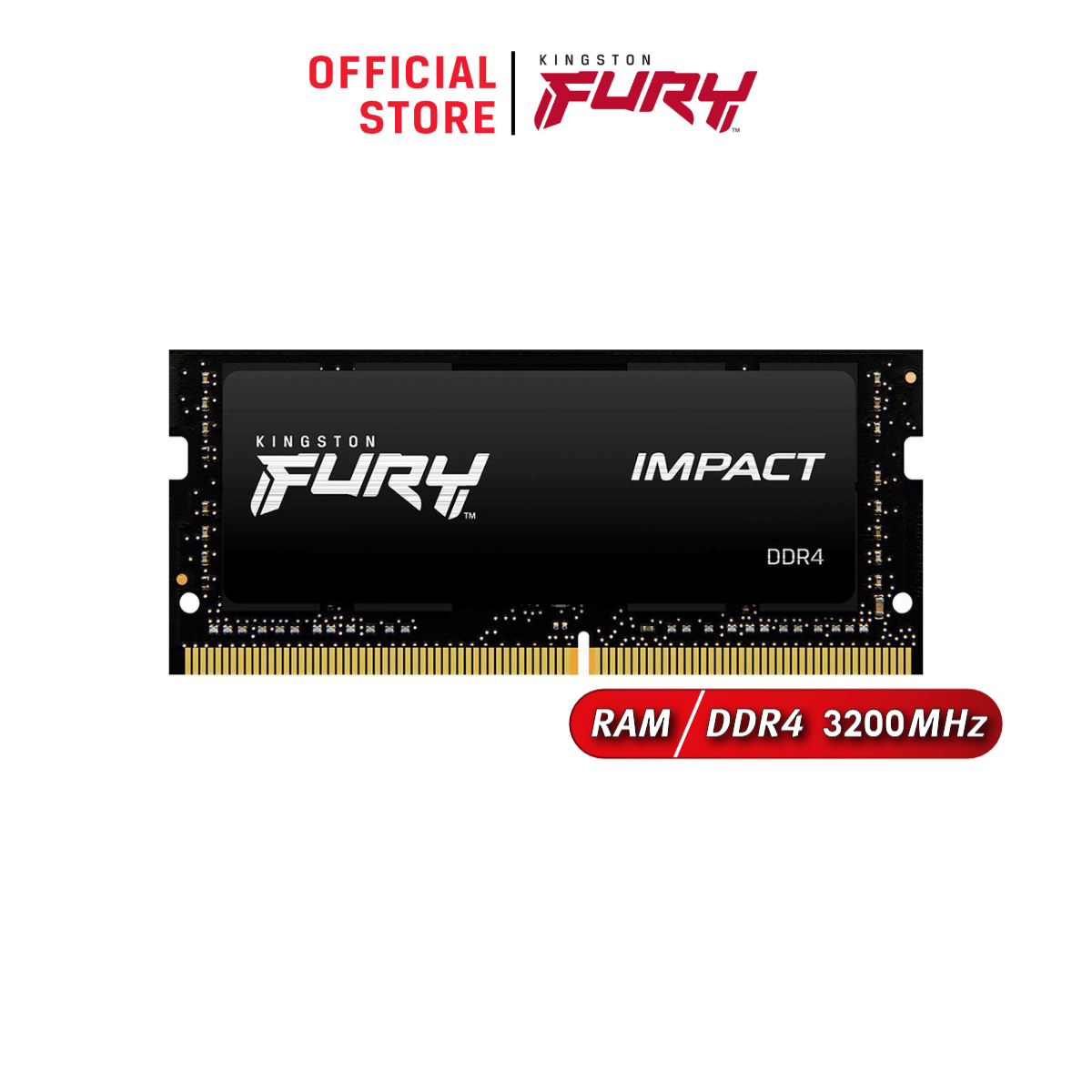 Kingston 8GB 3200MHz FURY Impact Ram DDR4 CL20 Non ECC Memory SODIMM ...