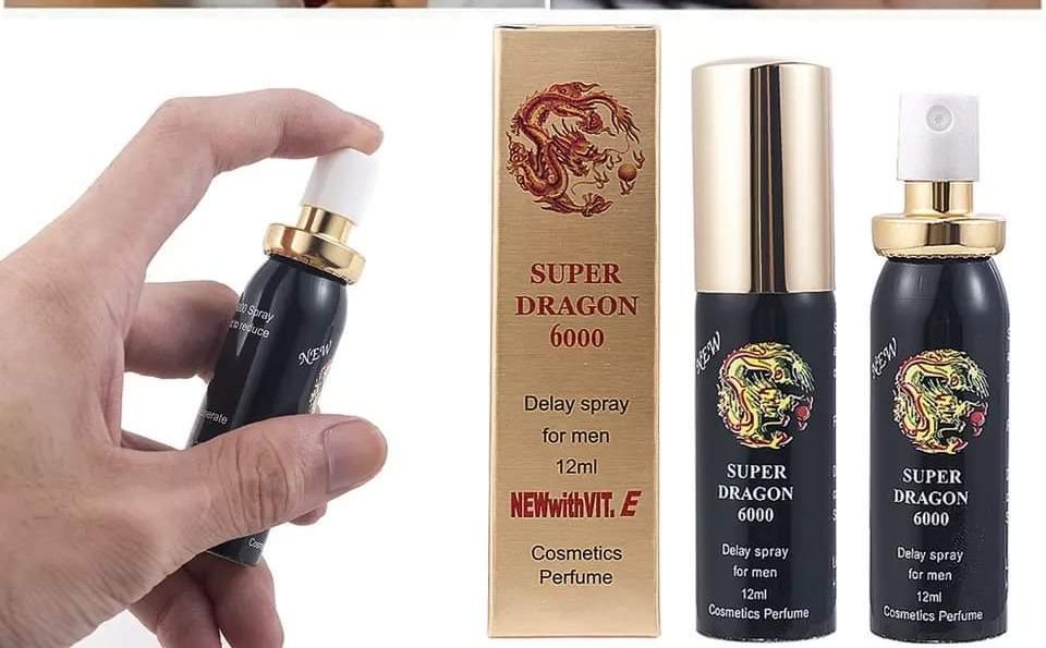 ส่งด่วน/Super Dragon 6000 MEN SPRAY สูตรเข้มข้น ผสม วิตามินE / 1 ขวด 12 ...
