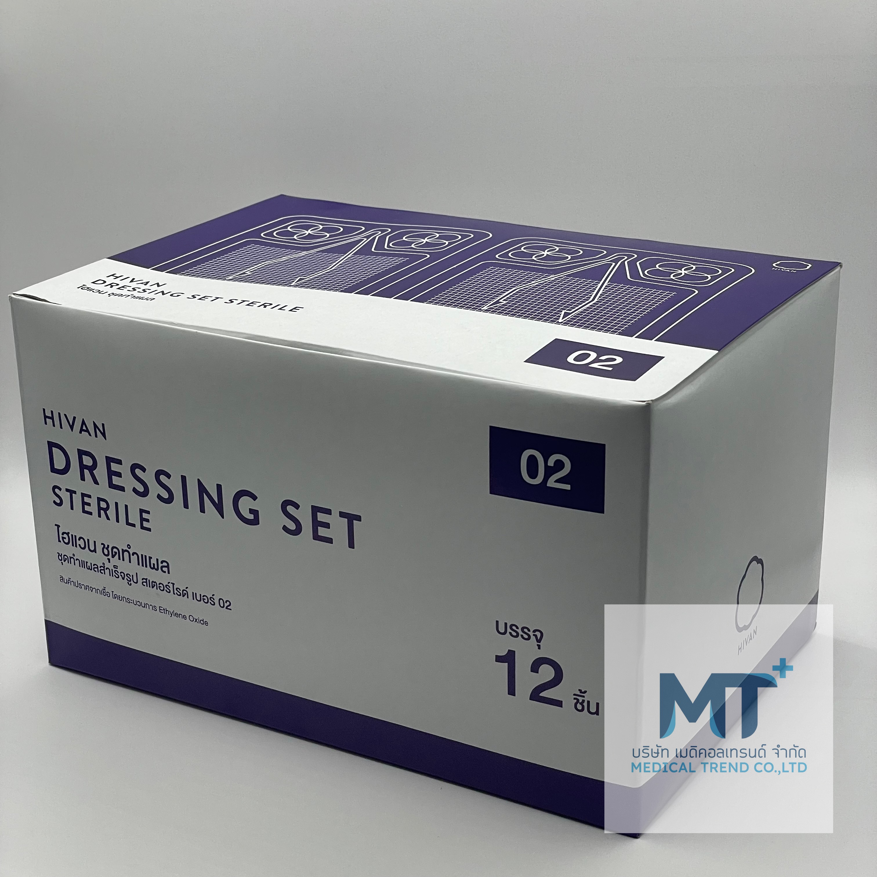 ชุดทำแผลปราศจากเชื้อ Hivan Dressing set Sterile ชุดทำแผลปลอดเชื้อ กล่อง ...