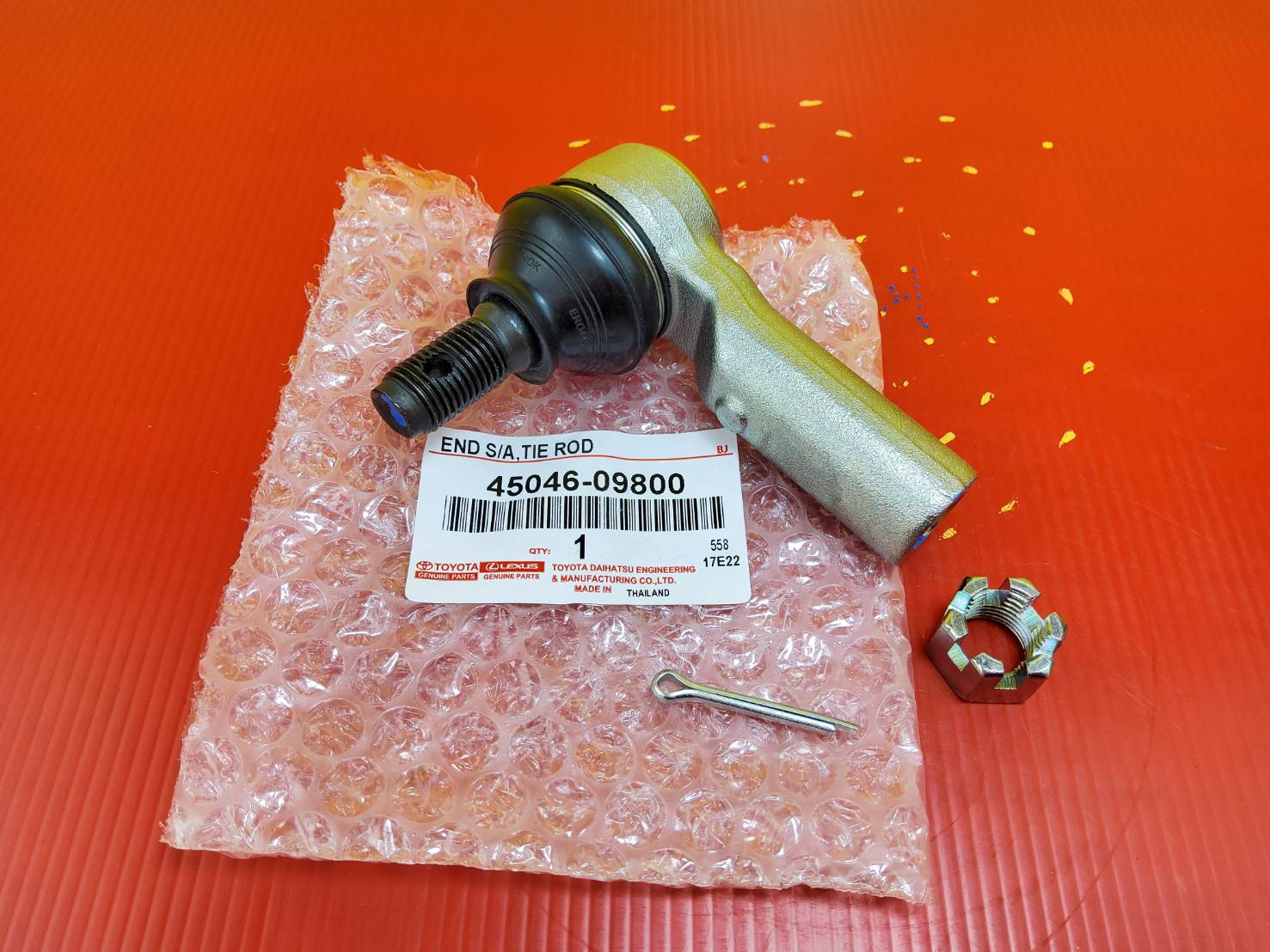 ลูกหมากแร็ค+คันชัก toyota รีโว 4X4#45503-09800(แร็ค),45046-09800(คันชัก ...