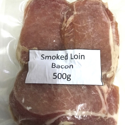500g Dry Cured Smoked Bacon - The cure contains Salt, and Preservatives ...