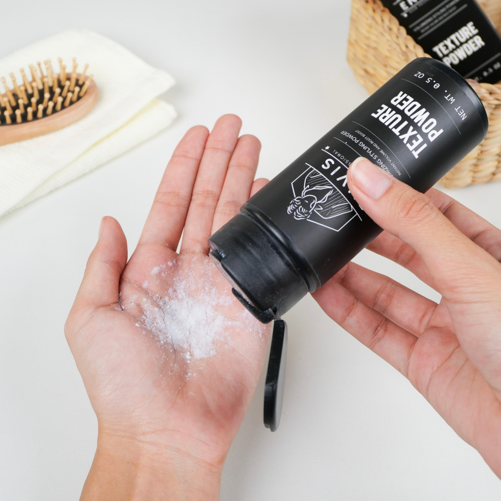 อุปกรณ์ตัดผมชาย Envis แป้งเซ็ตผม Hair Texture Powder แป้งจัดแต่งทรงผม ...