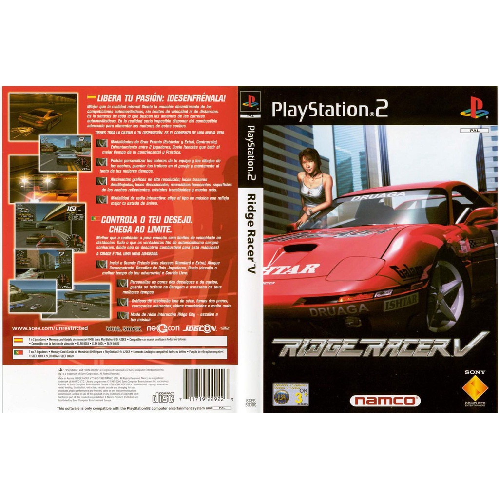 แผ่นเกมส์ PS2 Ridge Racer V คุณภาพ ส่งไว (CD) | Lazada.co.th