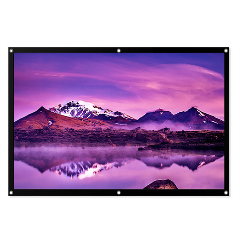 พร้อมส่ง???? จอโปรเจคเตอร์100 projector screen คุณภาพดี สะดวก ผ้าใบโปร ...