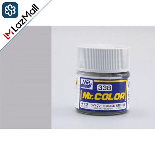 Mr.Hobby Mr.Color C338 Light Gray FS36495 Semi-Gloss (10ml ...