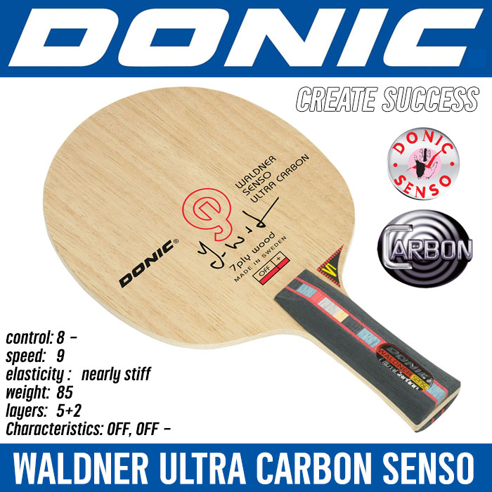 ไม้เปล่า DONIC รุ่น WALDNER ULTRA CARBON SENSO | Lazada.co.th