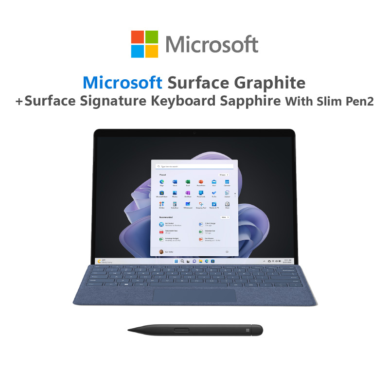 Microsoft Surface Pro 9 i7/16/512 Graphite+Microsoft Surface Sig KB ...