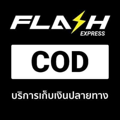 สติ๊กเกอร์ COD Flash Express บริการเก็บเงินปลายทาง ขนาด 3.5 x 5.5 ซม. 1 ...