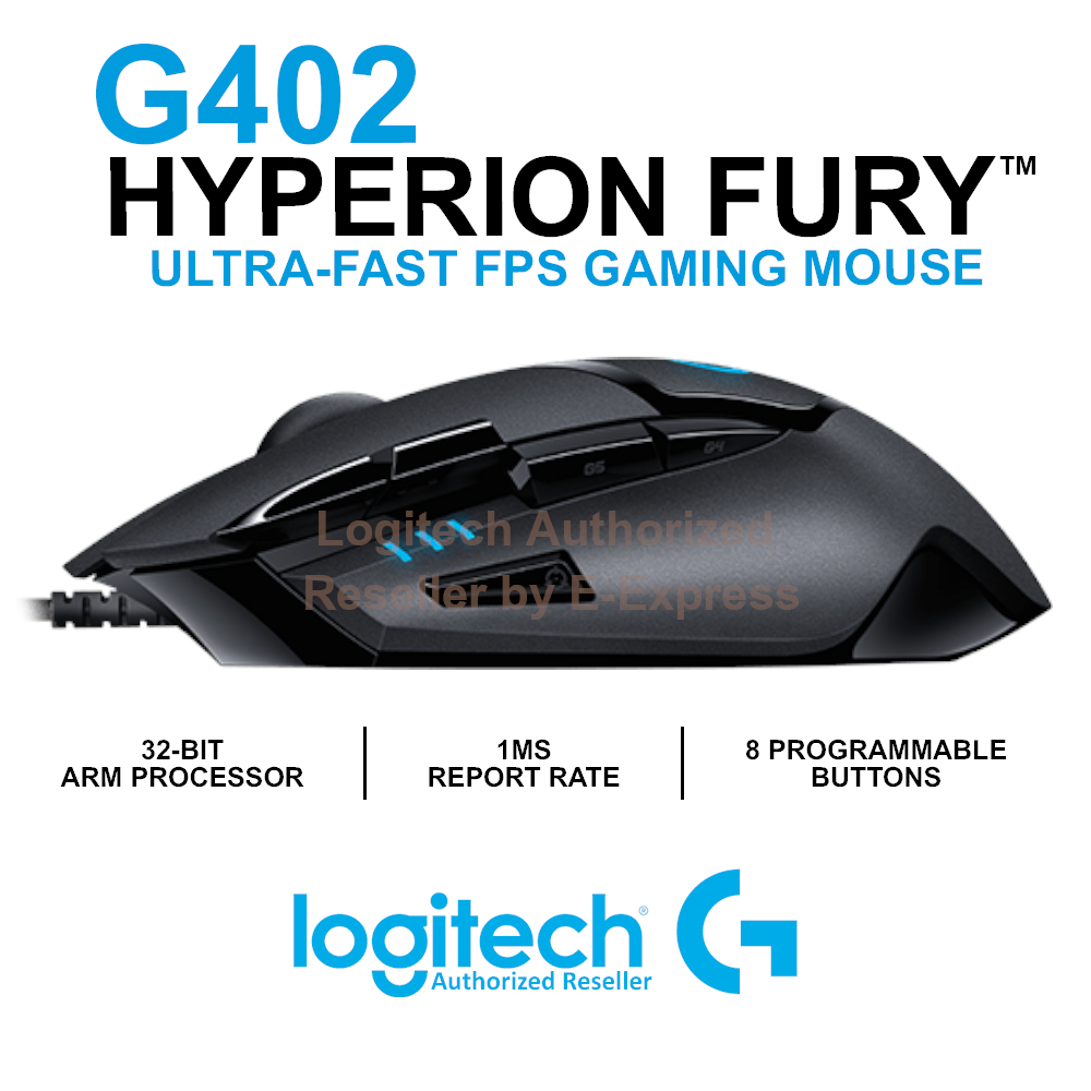 Logitech G402 Gaming Mouse - Black [2Years] - MixASale