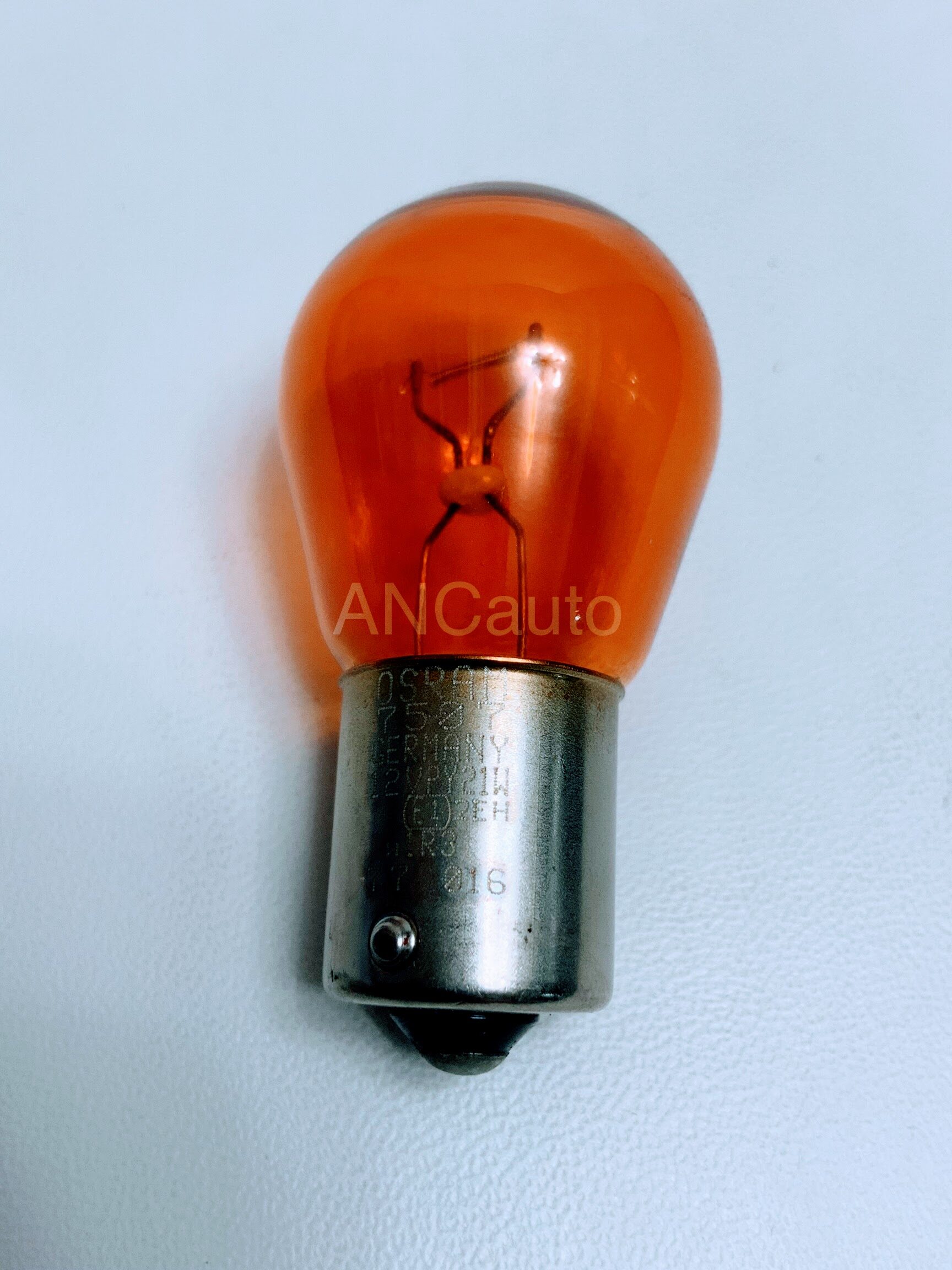 หลอดไฟเลี้ยวรถยนต์ สีส้ม PY21W 12V เขี้ยวเยื้อง 1จุด OSRAM หลอดไฟ ...