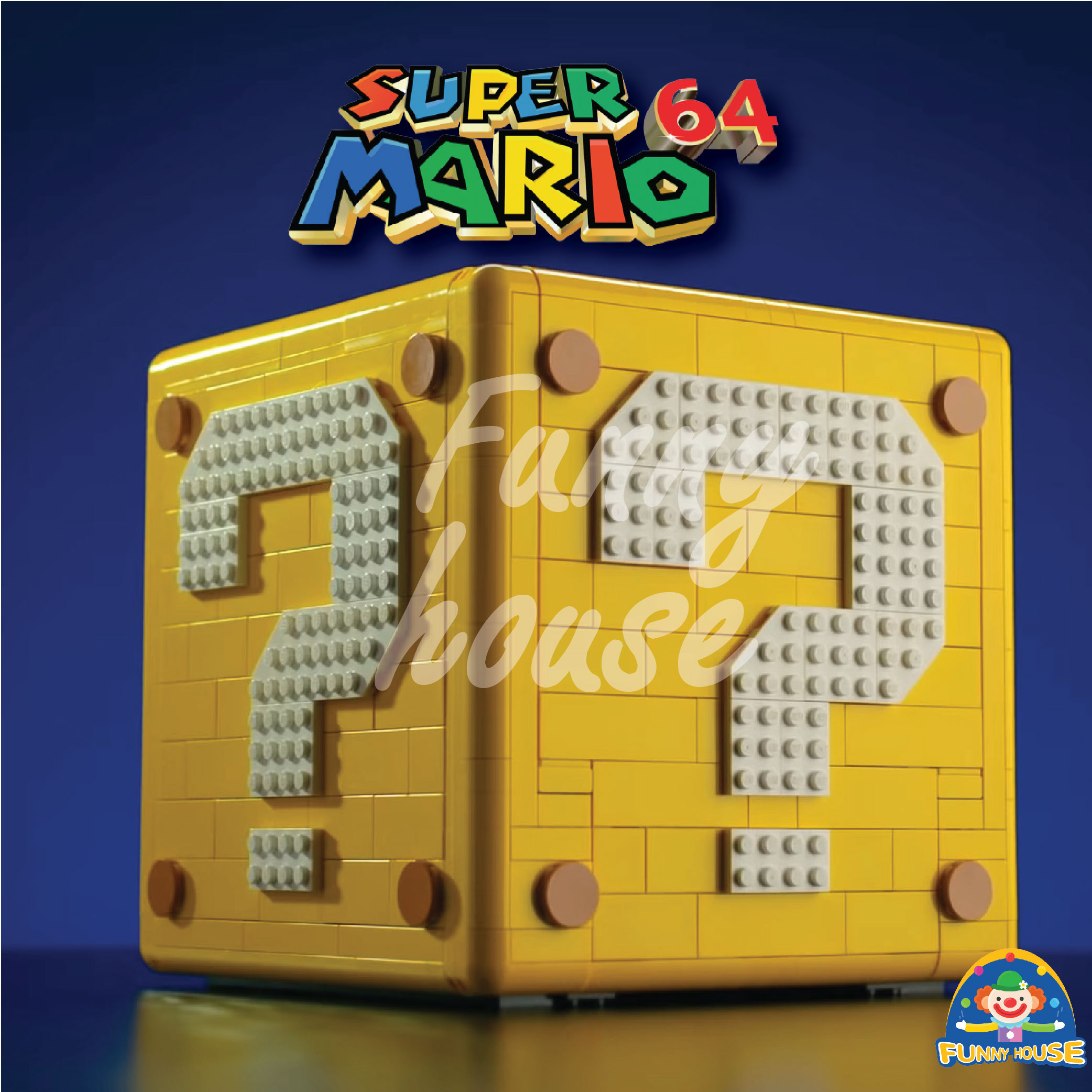 ชุดตัวต่อ NO.99022 ซุปเปอร์มาริโอ้ เควสชั่นมาร์ค บล็อก Super Mario 64 ...