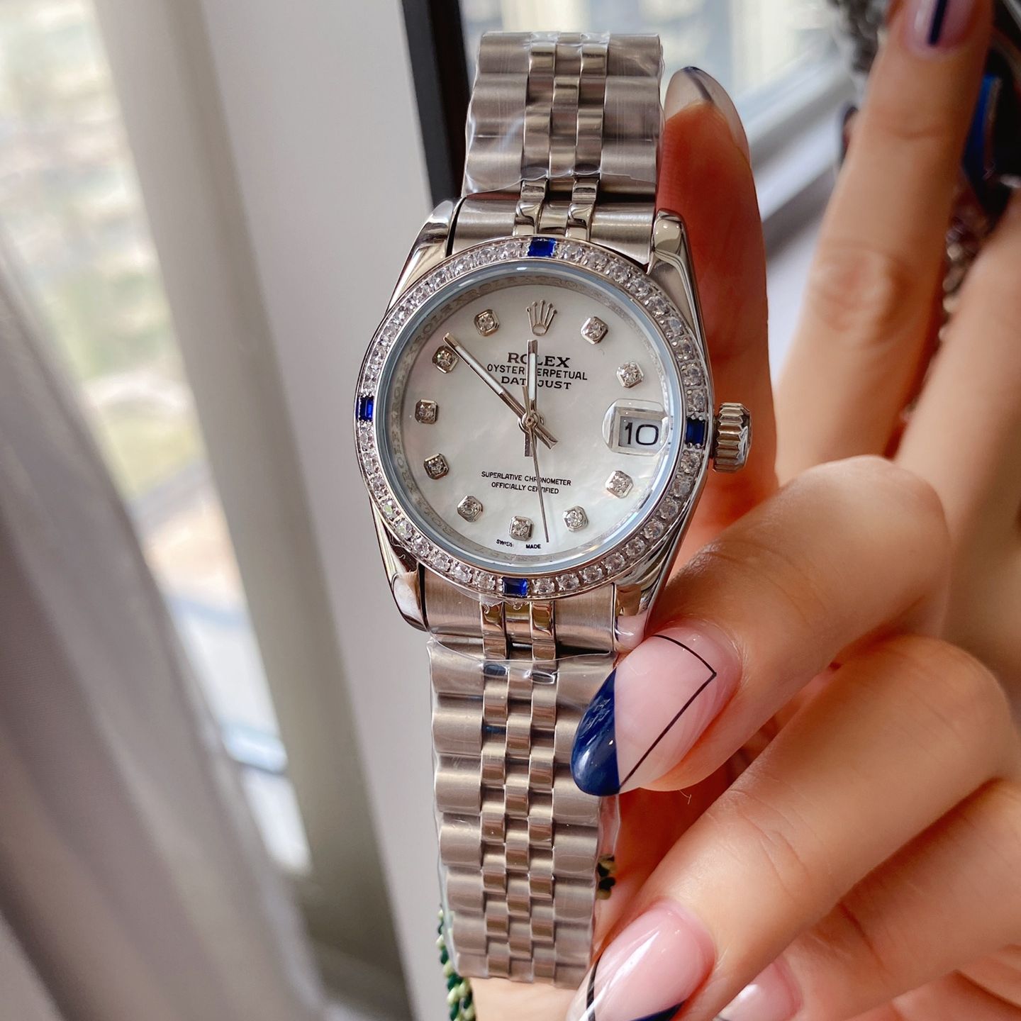 (ของแท้ 100) ROLEX Rolex Womens Log Type Collection Date Show ...