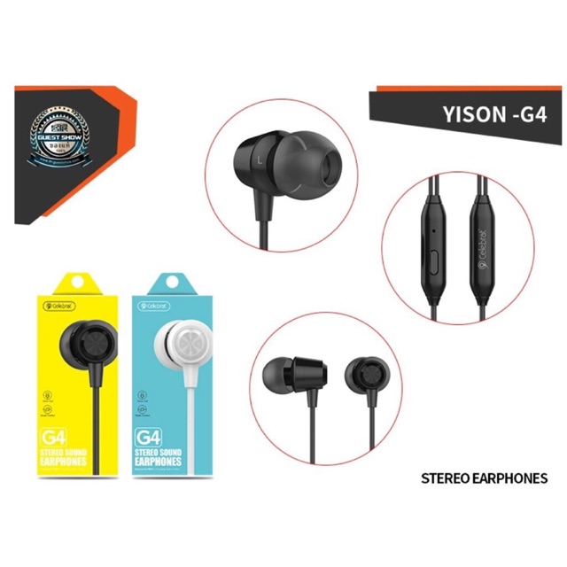 Yison หูฟังCelebrat G-4 STEREO SOUND For Ios & Android - BoyzIIMen ...