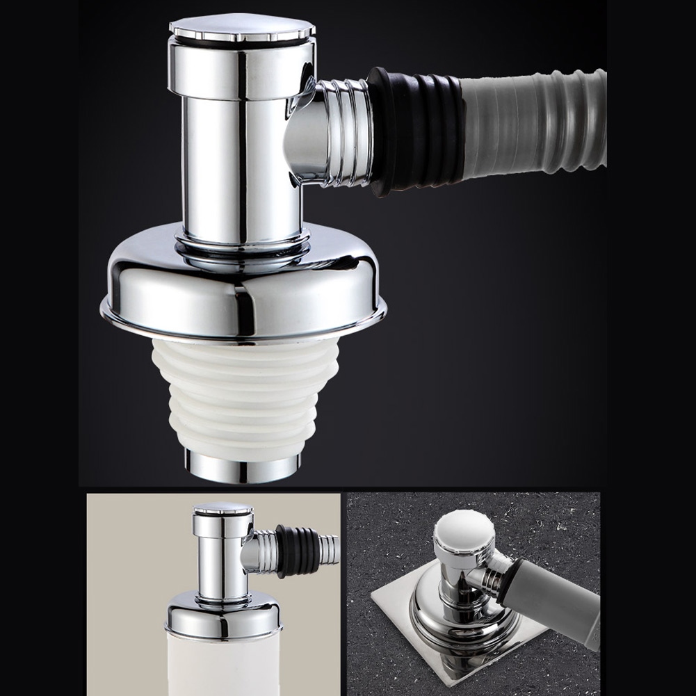Bathroom Fittings Hose Splitter Washing Machine Connector Water Drain ...