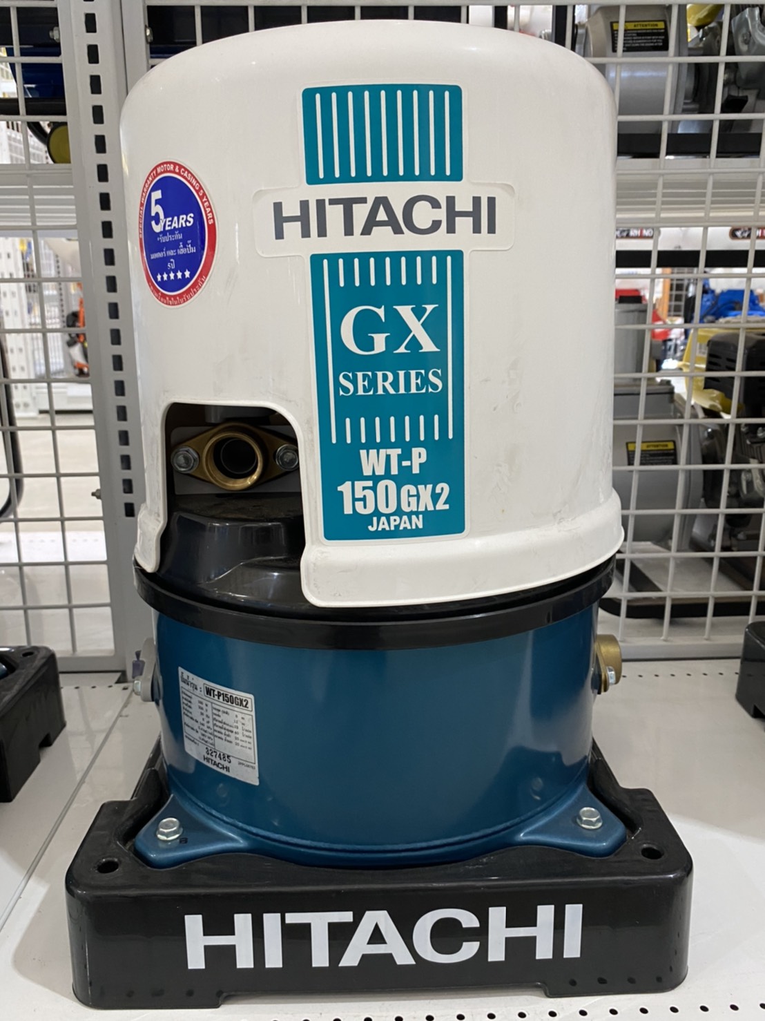 ปั๊มอัตโนมัติ Hitachi รุ่น WT-P150GX2 ขนาด 150 วัตต์ ปั๊มน้ำ ปั๊ม ...